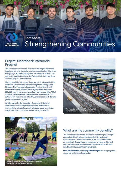 Fact sheets - National Intermodal